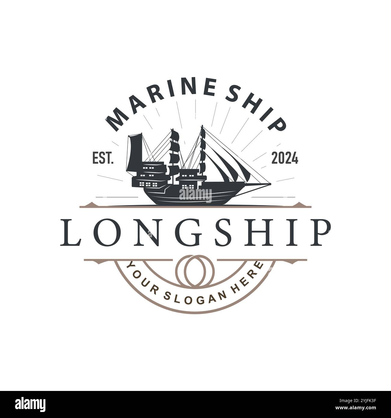 Viking Longship Logo Viking Ships Silhouette Royalty Free Vector Image