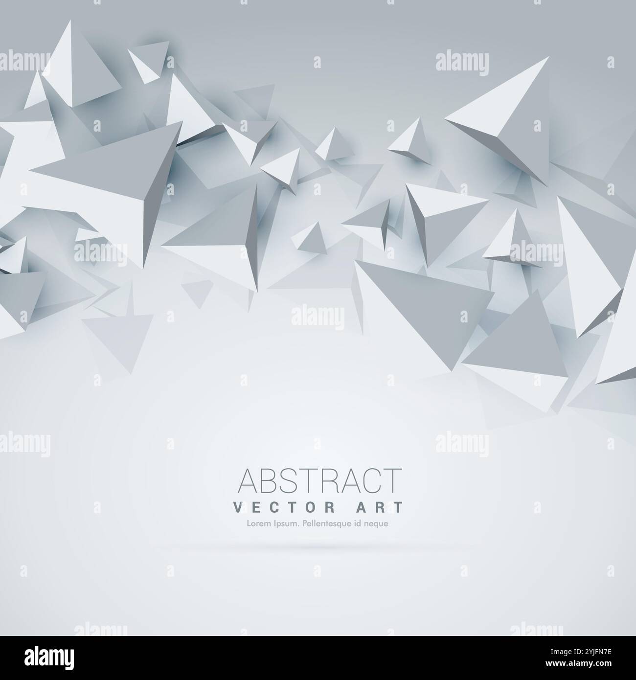 abstract 3d triangle shapes background Stock Vector Image & Art - Alamy