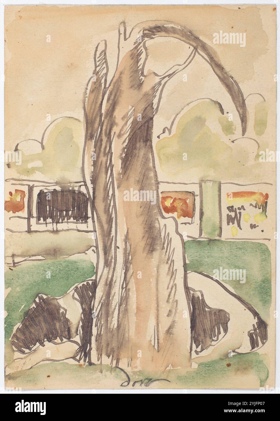 Tree. Artist: Arthur Dove (American, Canandaigua, New York 1880-1946 ...