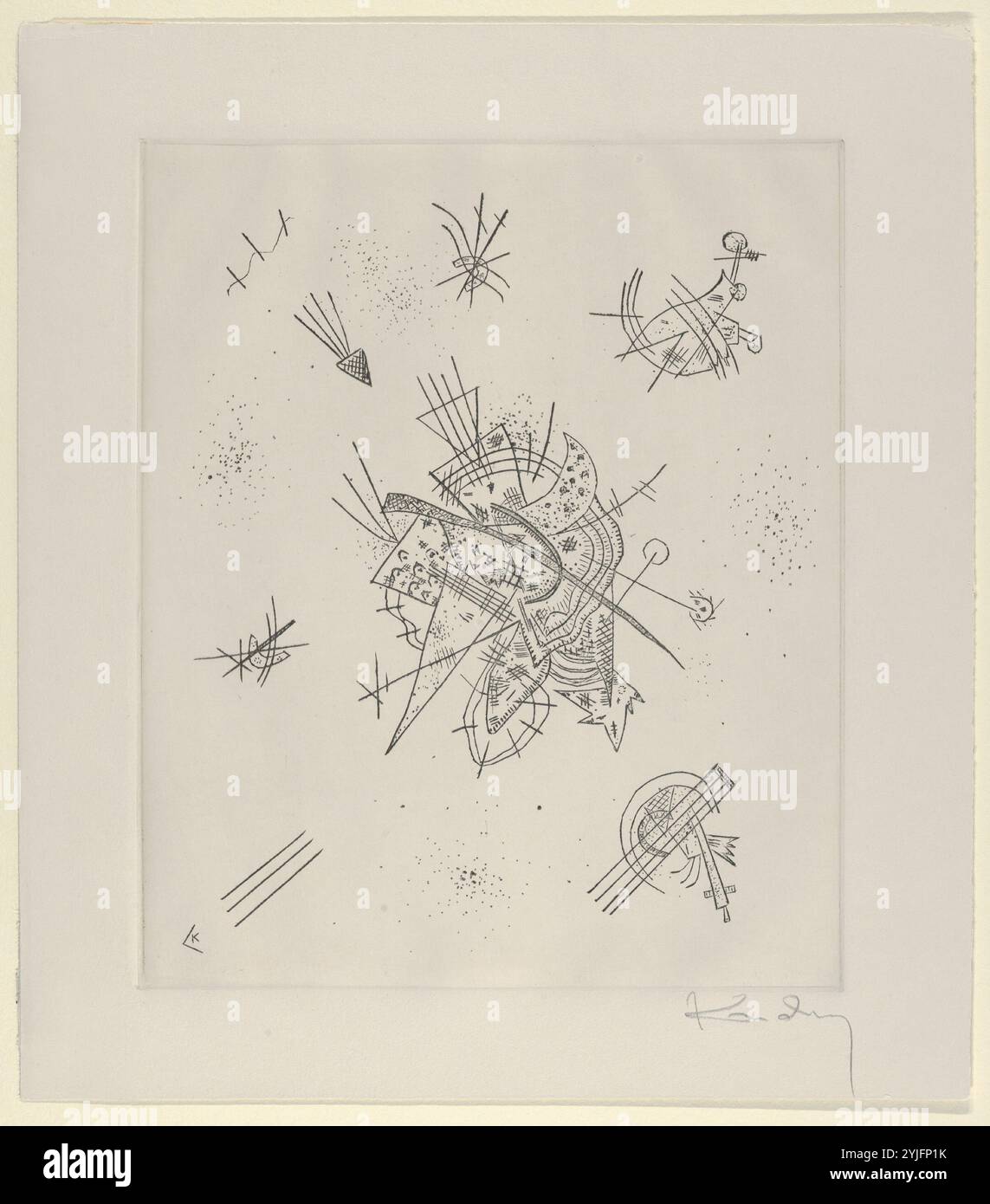 Kleine Welten X (Small Worlds X). Artist: Vasily Kandinsky (French ...