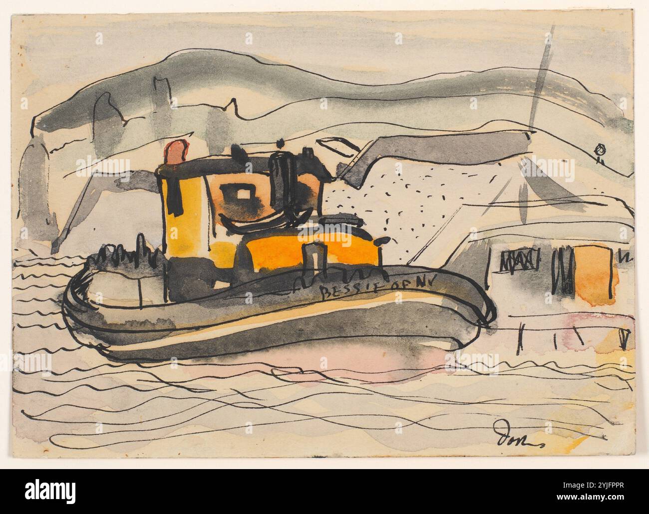 Study for "The 'Bessie' of New York". Artist: Arthur Dove (American ...