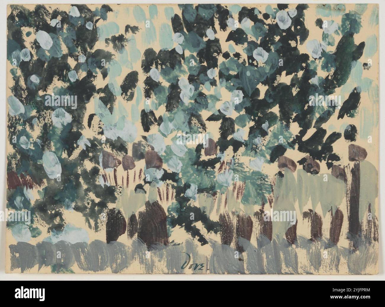 Green Leaves. Artist: Arthur Dove (American, Canandaigua, New York 1880 ...