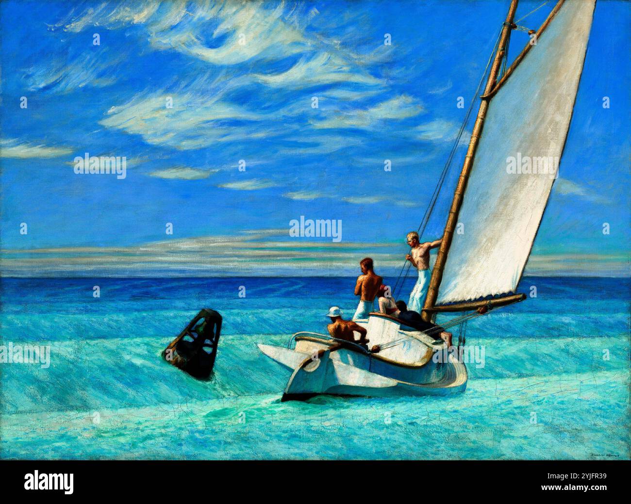 Edward hopper painting boat hi-res stock photography and images - Alamy