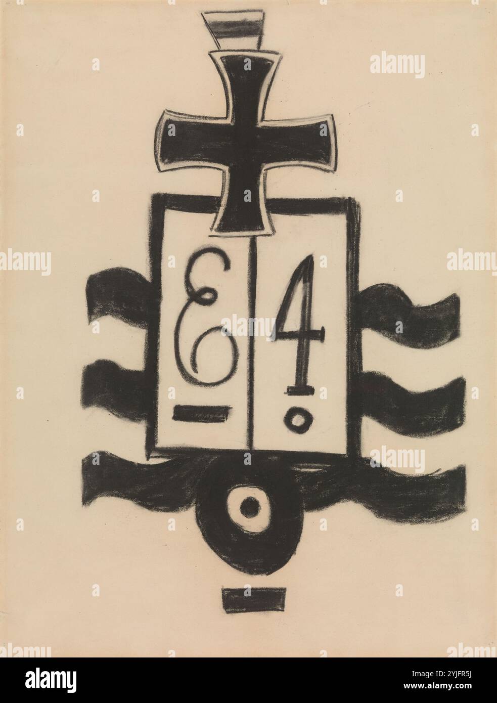 Military Symbols 3. Artist: Marsden Hartley (American, Lewiston, Maine ...