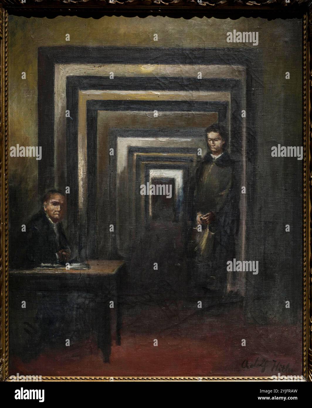 Untitled. Museum: Private Collection, Germany. Author: ADOLF HITLER ...