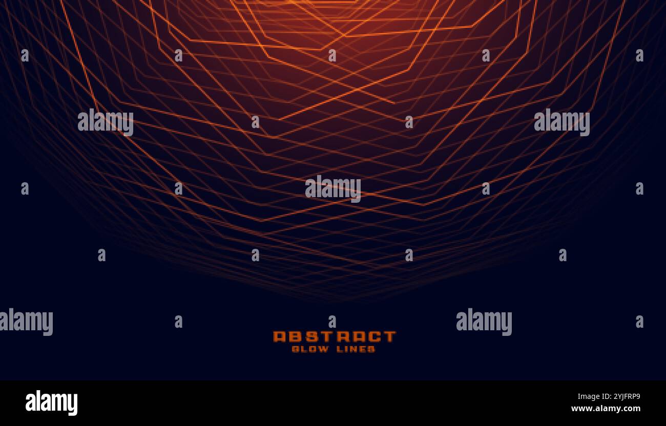 Glowing network lines in Stock Vector Images - Alamy