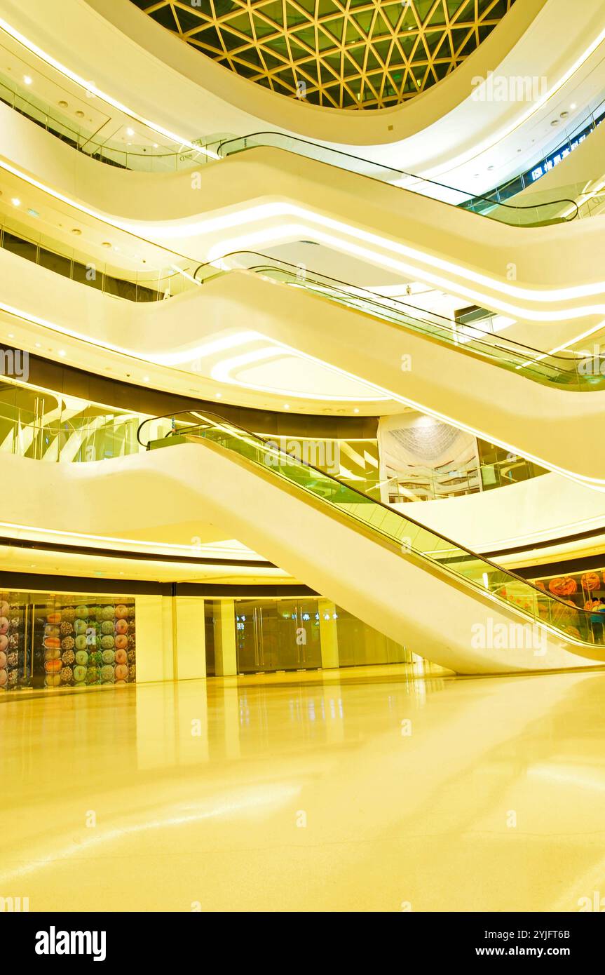 The inside of the modern architecture Stock Photo - Alamy