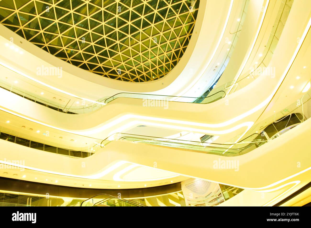 The inside of the modern architecture Stock Photo - Alamy
