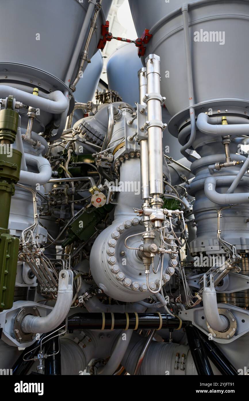 Fragment of the most powerful liquid-propellant rocket first-stage ...