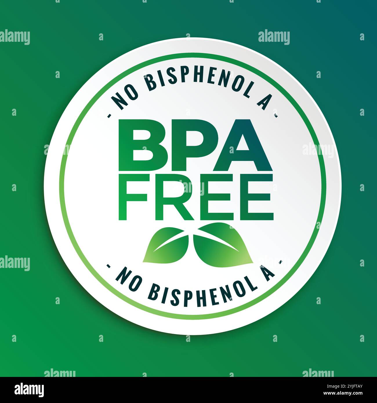 bpa bisphenol-a and phthalates free badge seal label Stock Vector Image ...