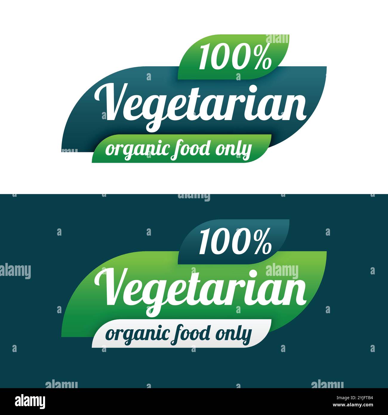 100 Veg Logo 100 Percent Vegetarian Icon. Vector Label, Logo, Sticker.