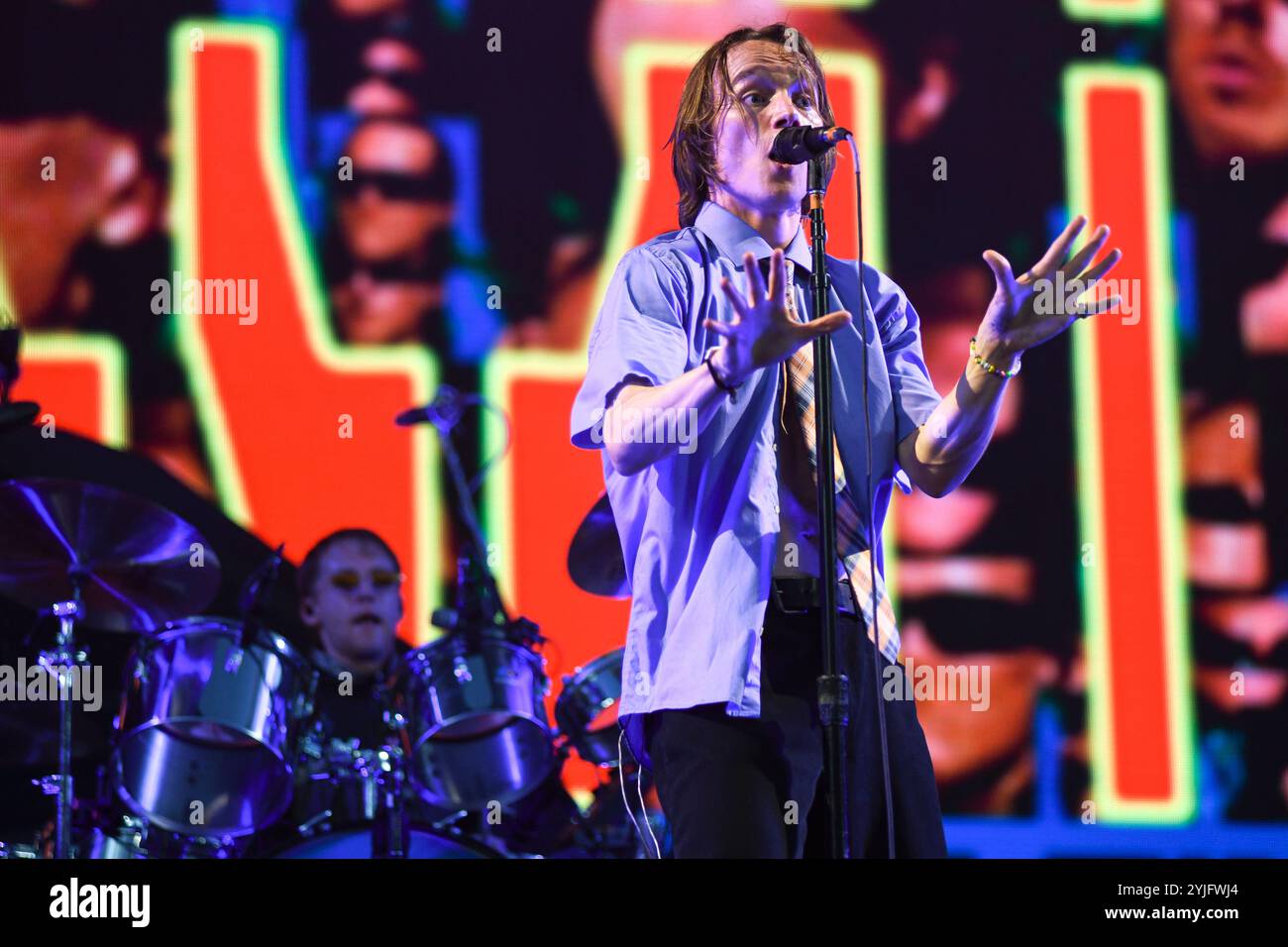 Harry Hayes (vocals), from Irontom. Live in Buenos Aires, Argentina ...