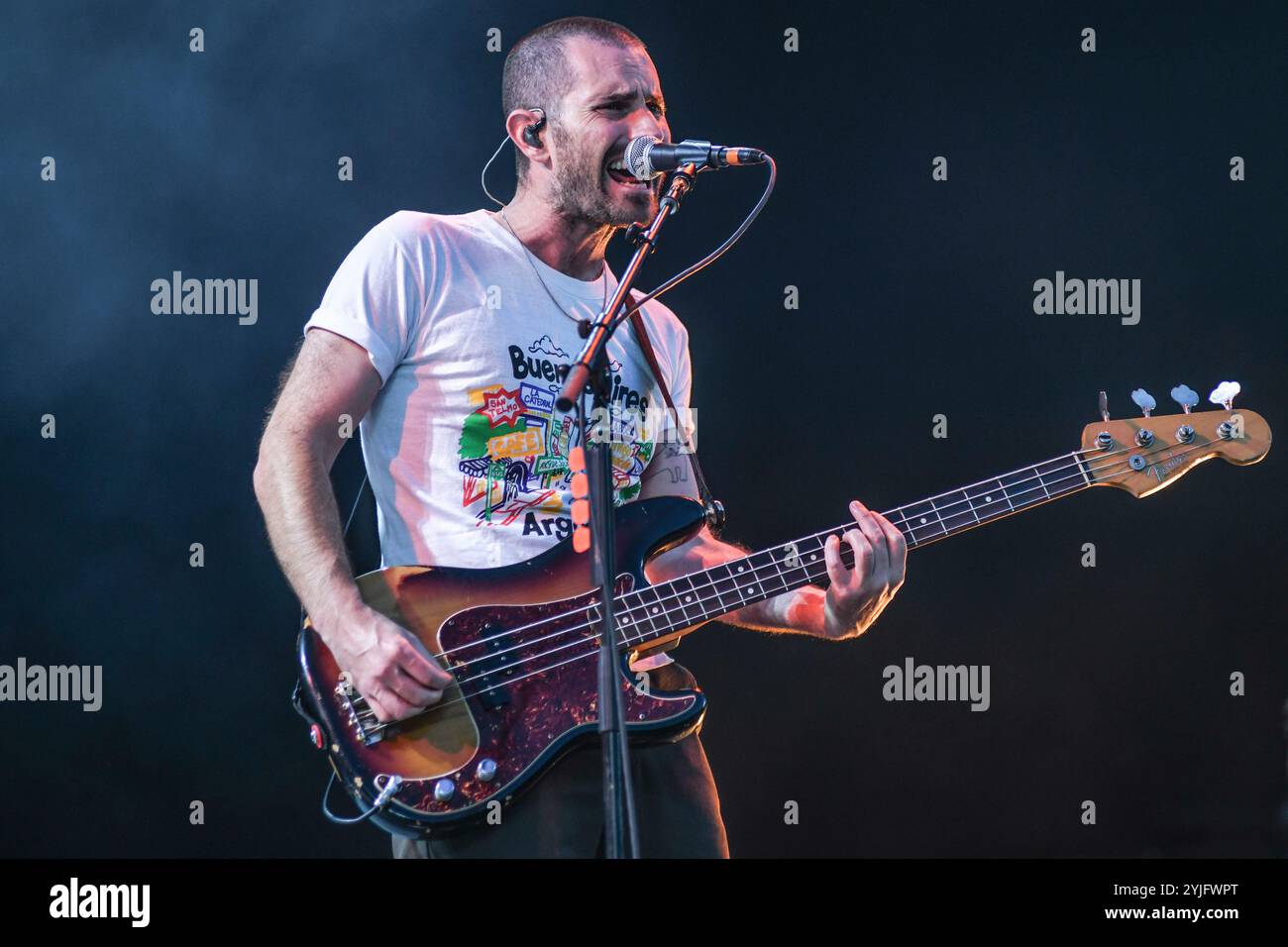 Michael Goldman (bass), from Irontom. Live in Buenos Aires, Argentina ...