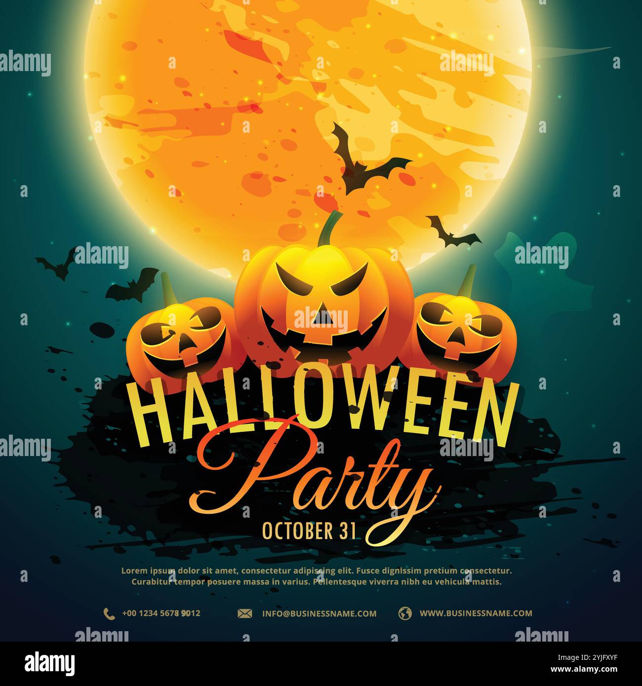 halloween festival party background Stock Vector Image & Art - Alamy