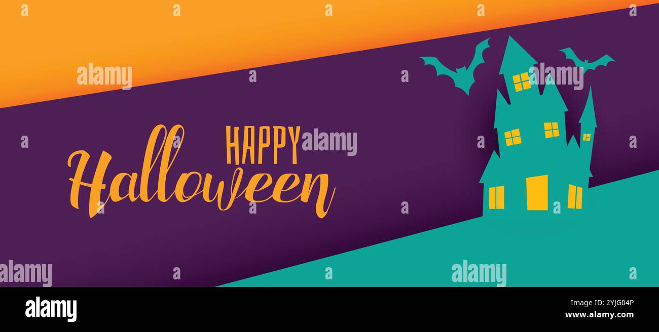 creative halloween holiday banner design Stock Vector Image & Art - Alamy