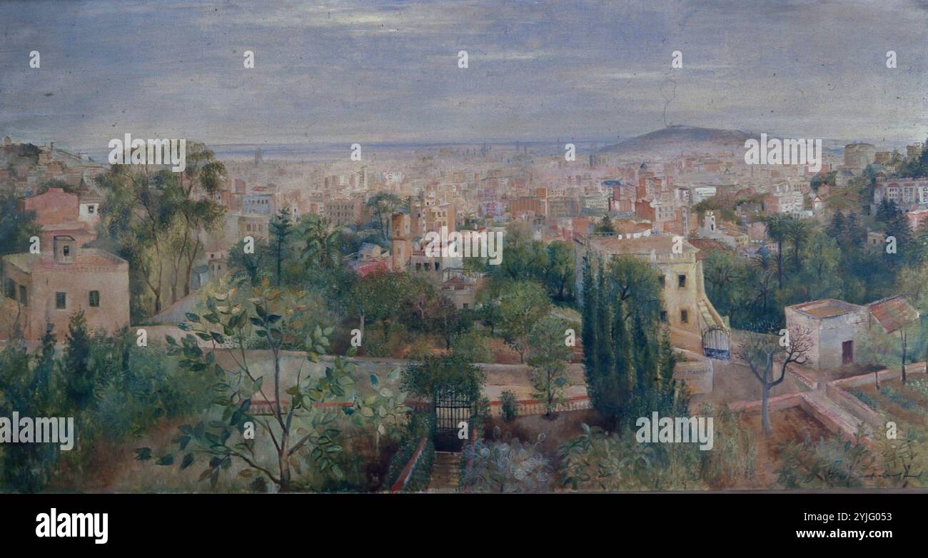 Olga Sacharoff "Barcelona", Siglo XX Stock Photo - Alamy