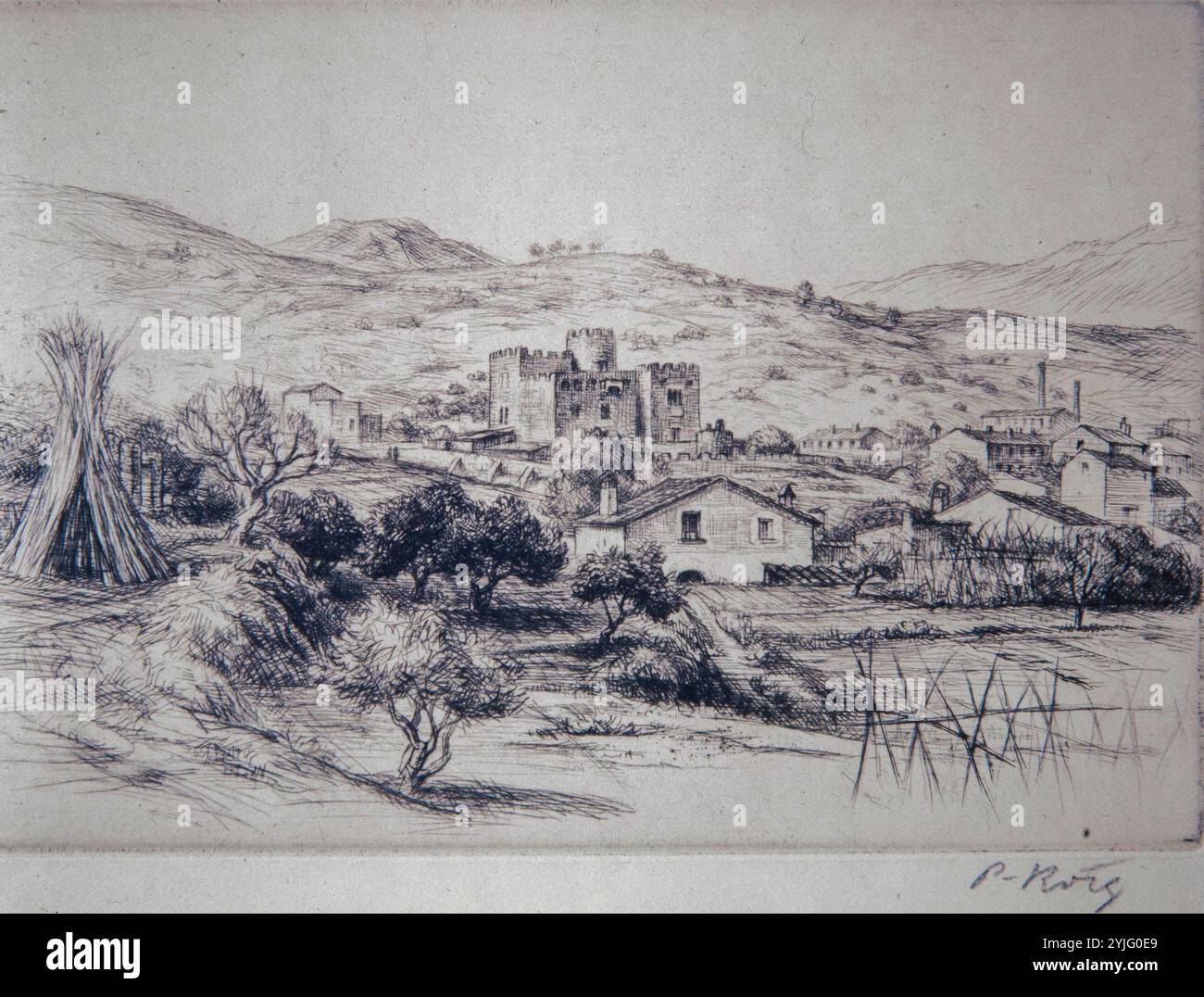 Grabado del paisaje hi-res stock photography and images - Alamy