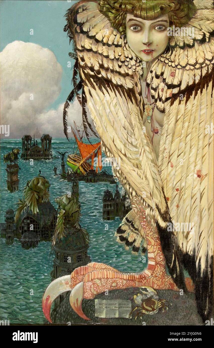 La sirène repue (The mermaid). Museum: Musée des Beaux-Arts, Nice ...