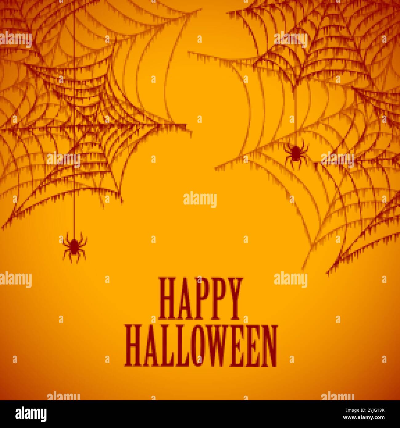 halloween spider cobweb spooky and scary background Stock Vector Image ...
