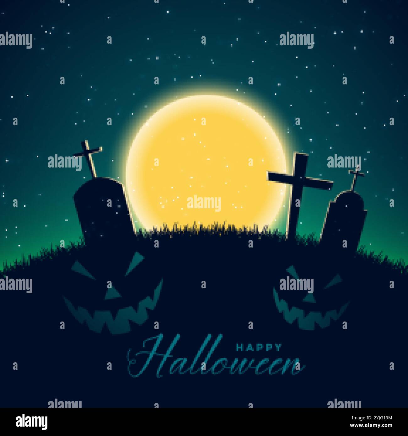 Night festive scene Stock Vector Images - Alamy