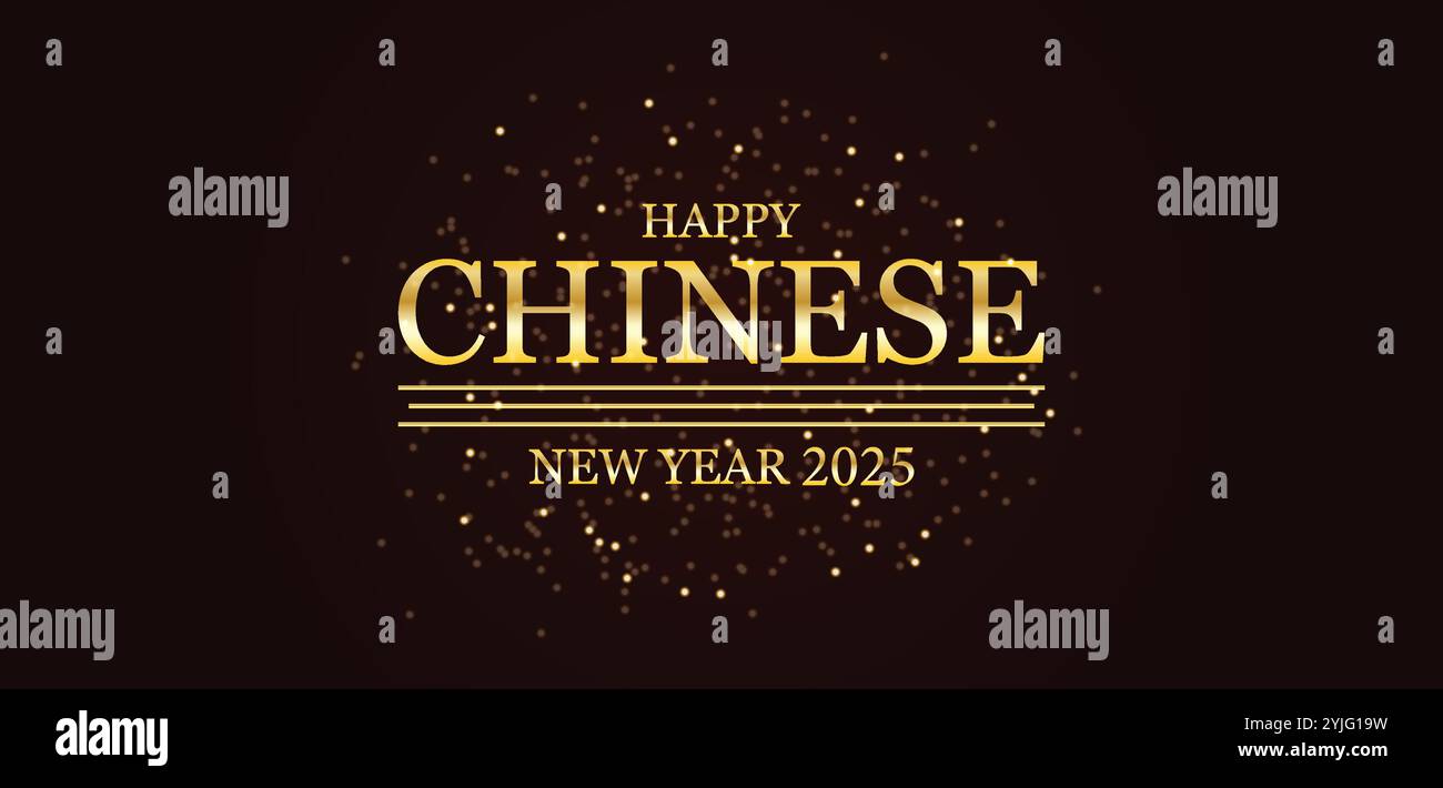Celebrating the Year of the Dragon Happy Chinese New Year 2025 Stock ...