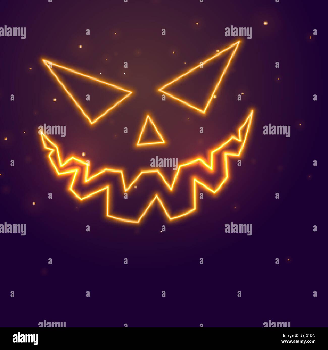 Laughing ghost face neon Stock Vector Images - Alamy