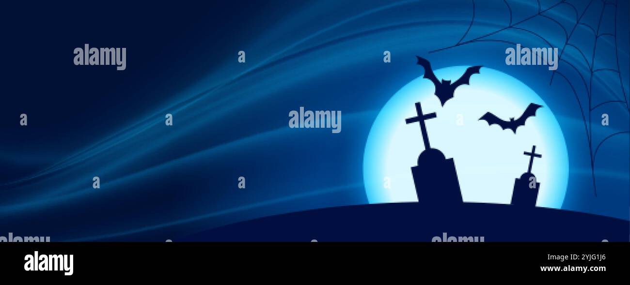 Horror night scene Stock Vector Images - Alamy