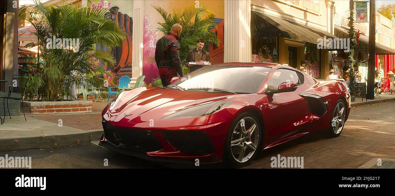 RED ONE - FILM STILLS. 2024 . USA. Chris Evans and Dwayne Johnson in ...