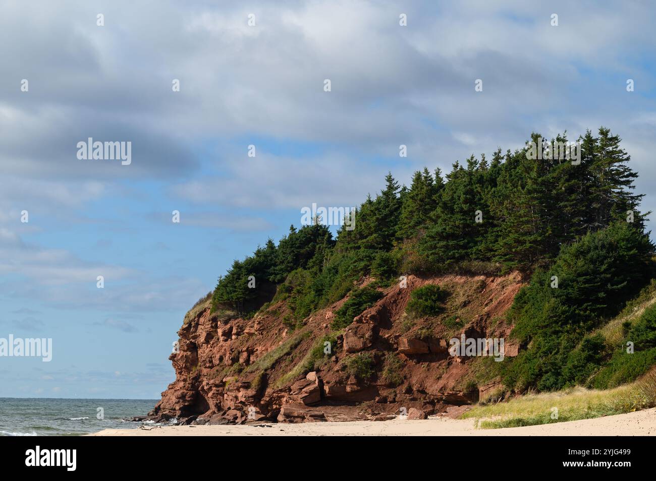 The beach at Basin Head Provincial Park, Prince Edward Island, Canada ...