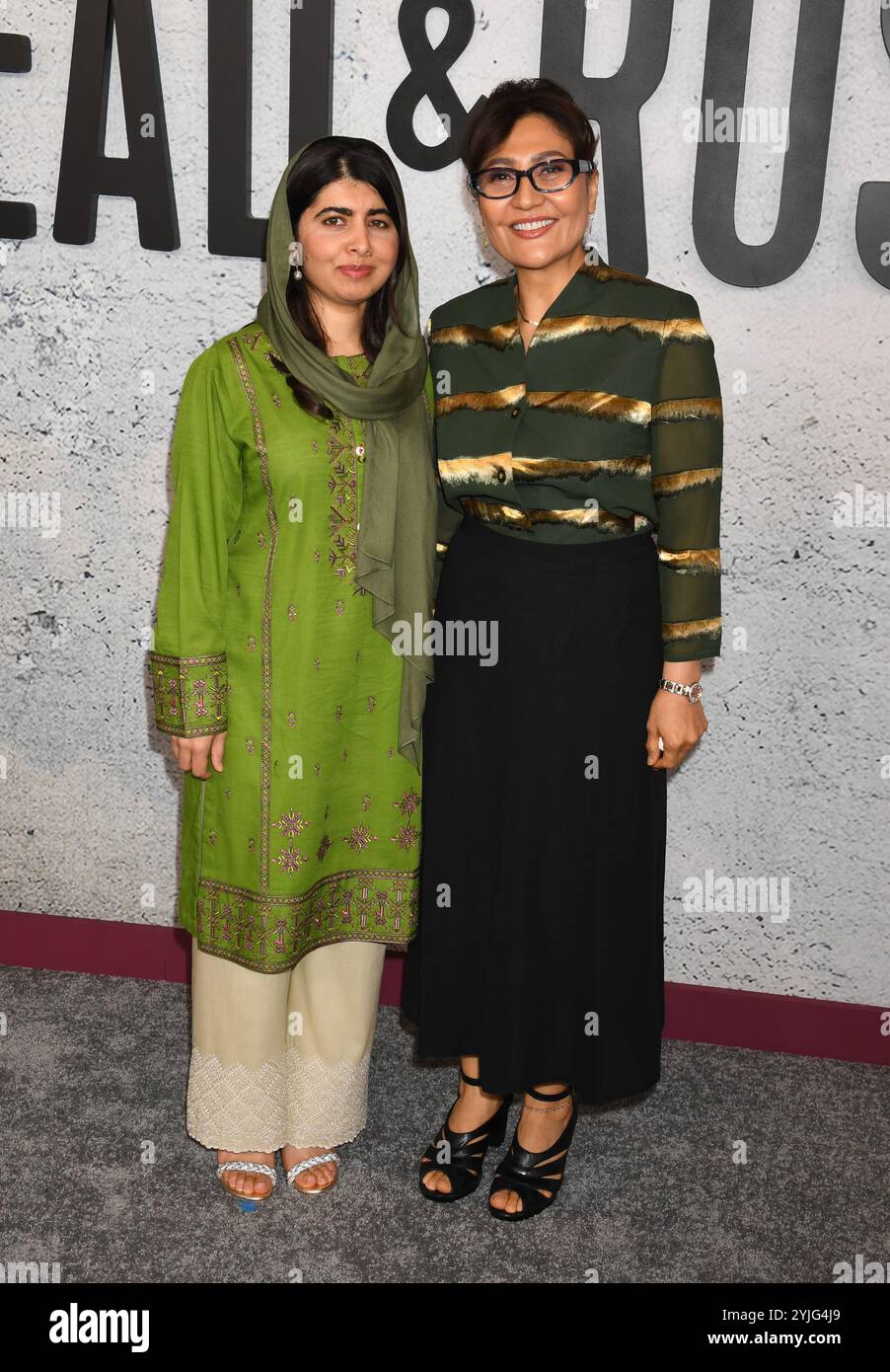 Westwood, Ca. 14th Nov, 2024. Malala Yousafzai and Sahra Mani at the LA ...