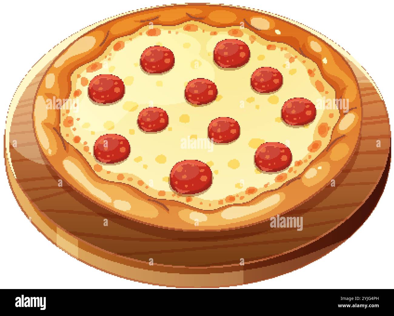 Cheese pizza friends Stock Vector Images - Alamy