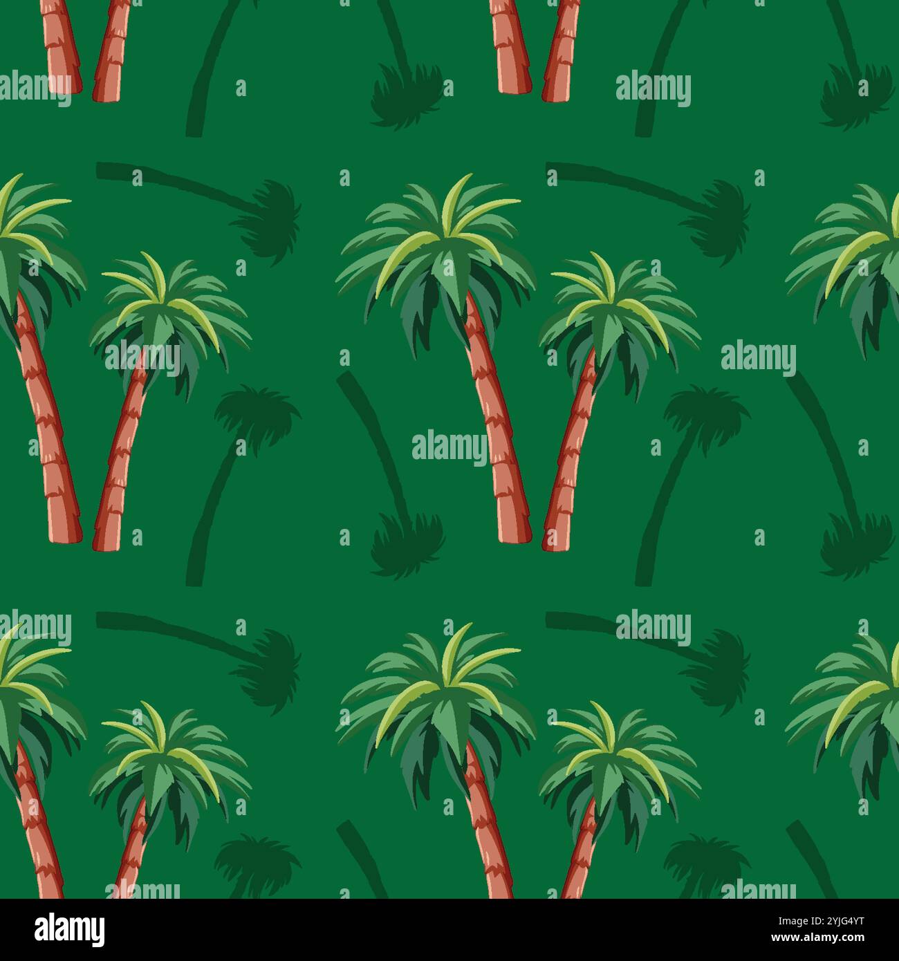 Palm trees trunks Stock Vector Images - Alamy