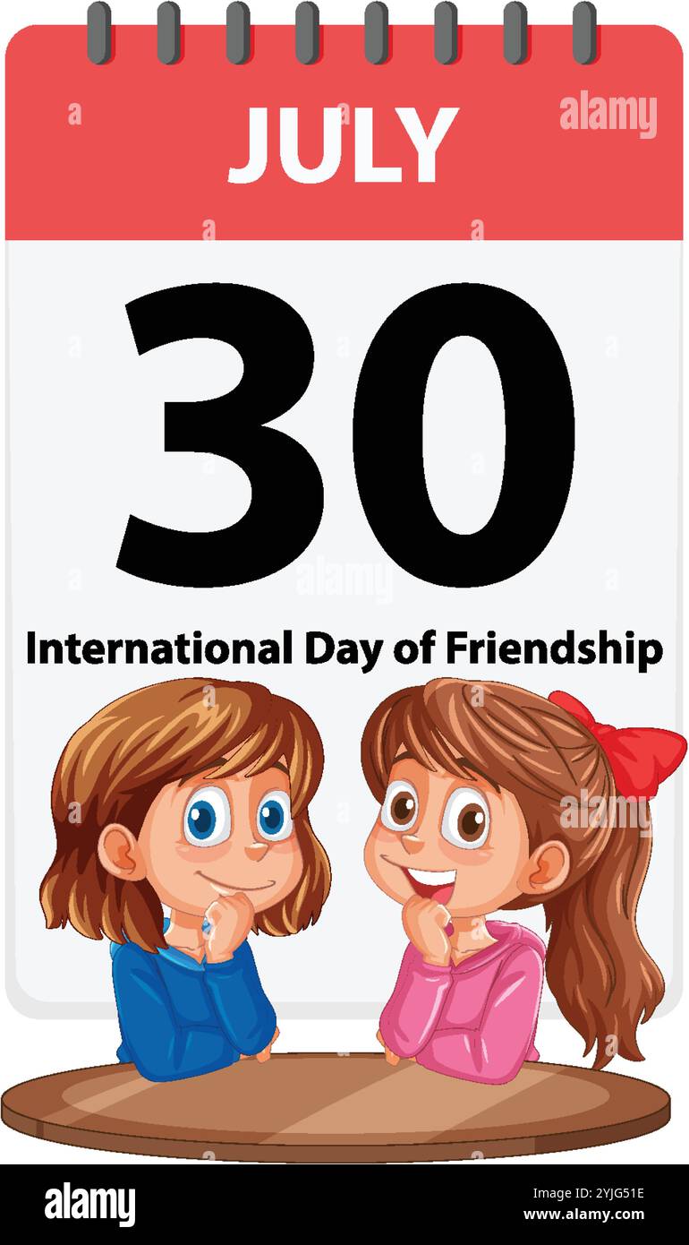 Two friends fun on Stock Vector Images - Alamy