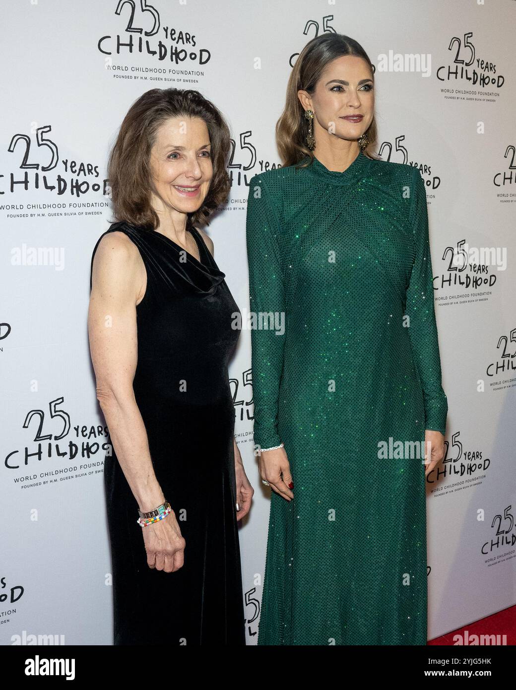 New York, USA. 14th Nov, 2024. (L-R) Dr. Mary Pulido and Princess ...