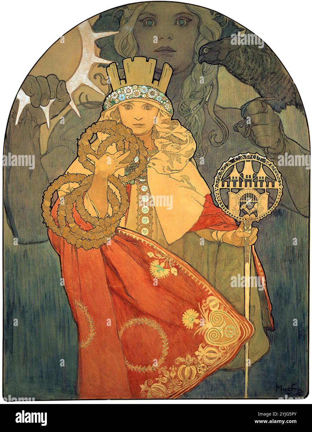 Sokol Festival (Poster). Museum: A. Mucha Museum, Prague. Author ...