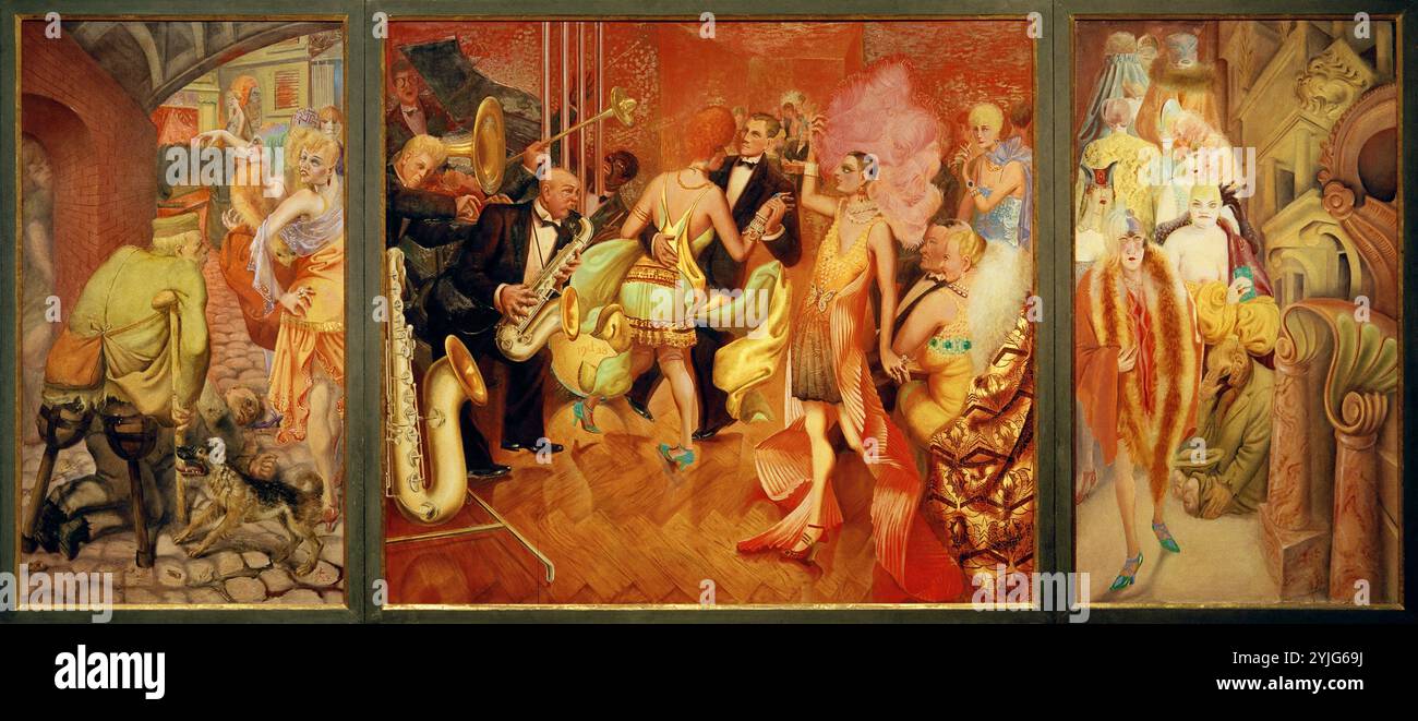 Otto dix the metropolis hi-res stock photography and images - Alamy