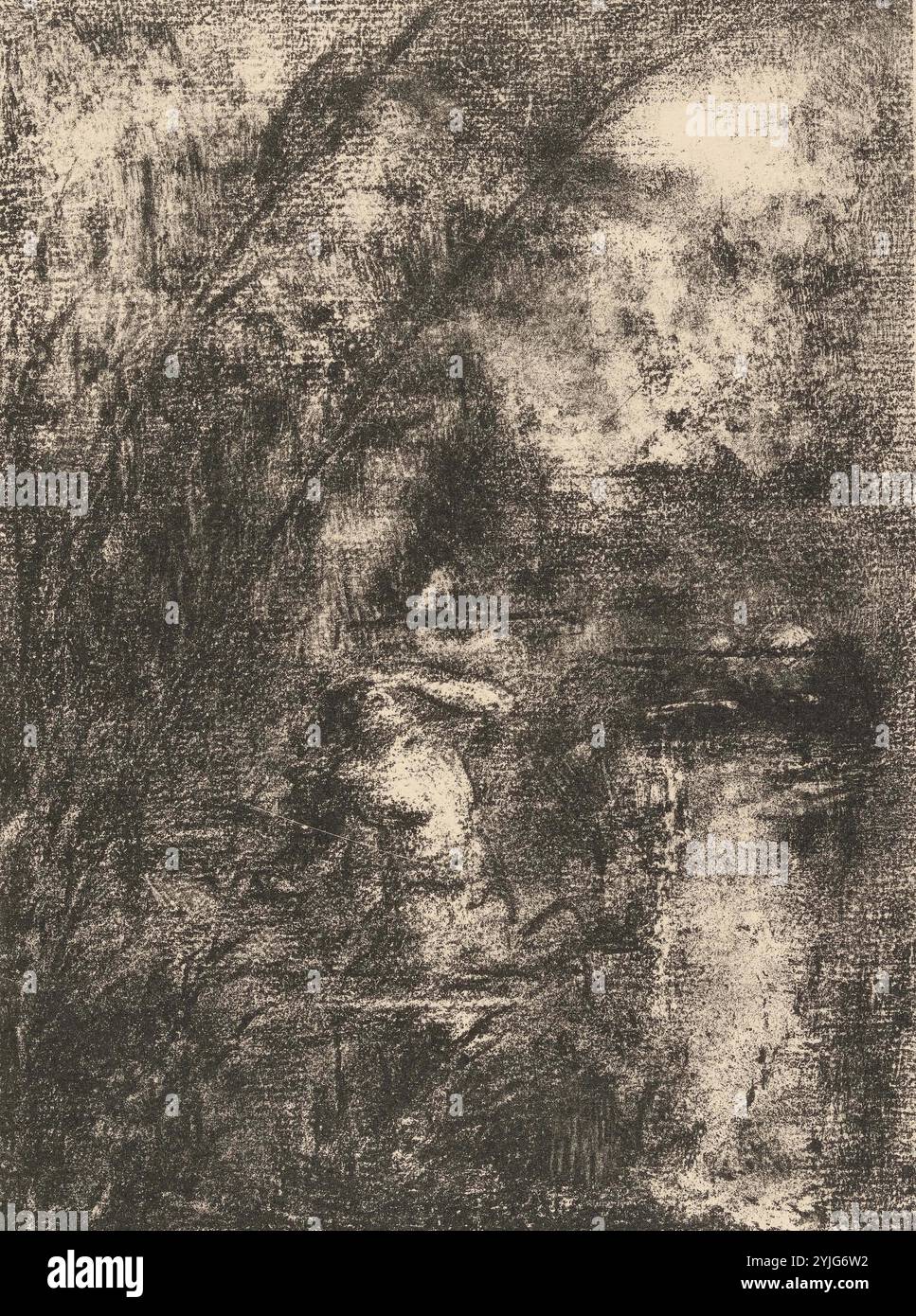 Centaur Swimming (Centaure nageant), illustration for Le centaure by ...