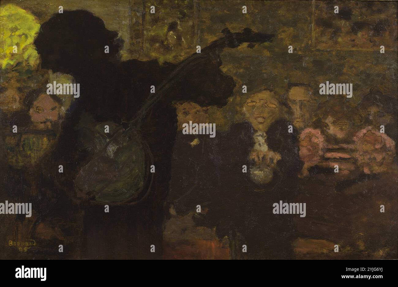 The Banjo Player. Museum: Musée d'Orsay, Paris. Author: PIERRE BONNARD ...