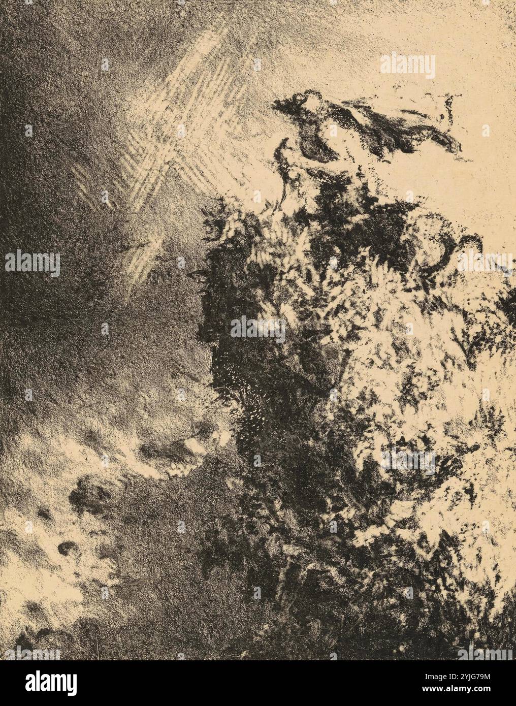 Old Chiron (Le vieux Chiron), illustration for Le centaureby Maurice de ...