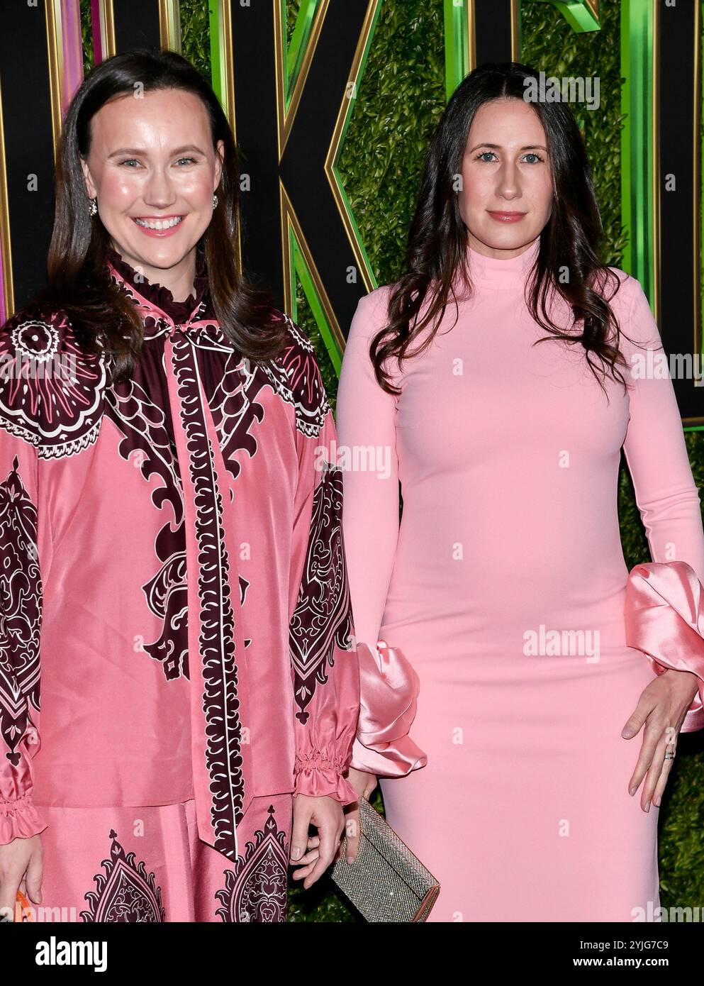 Allegra Eifler, left, and Jamie Singer Soros attend the premiere of ...