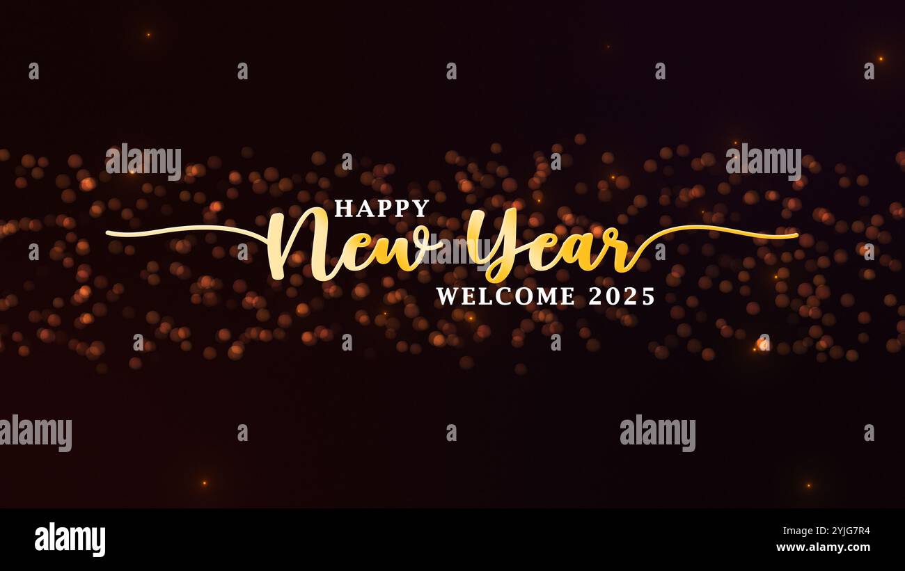 2025 new year animation hi-res stock photography and images - Alamy