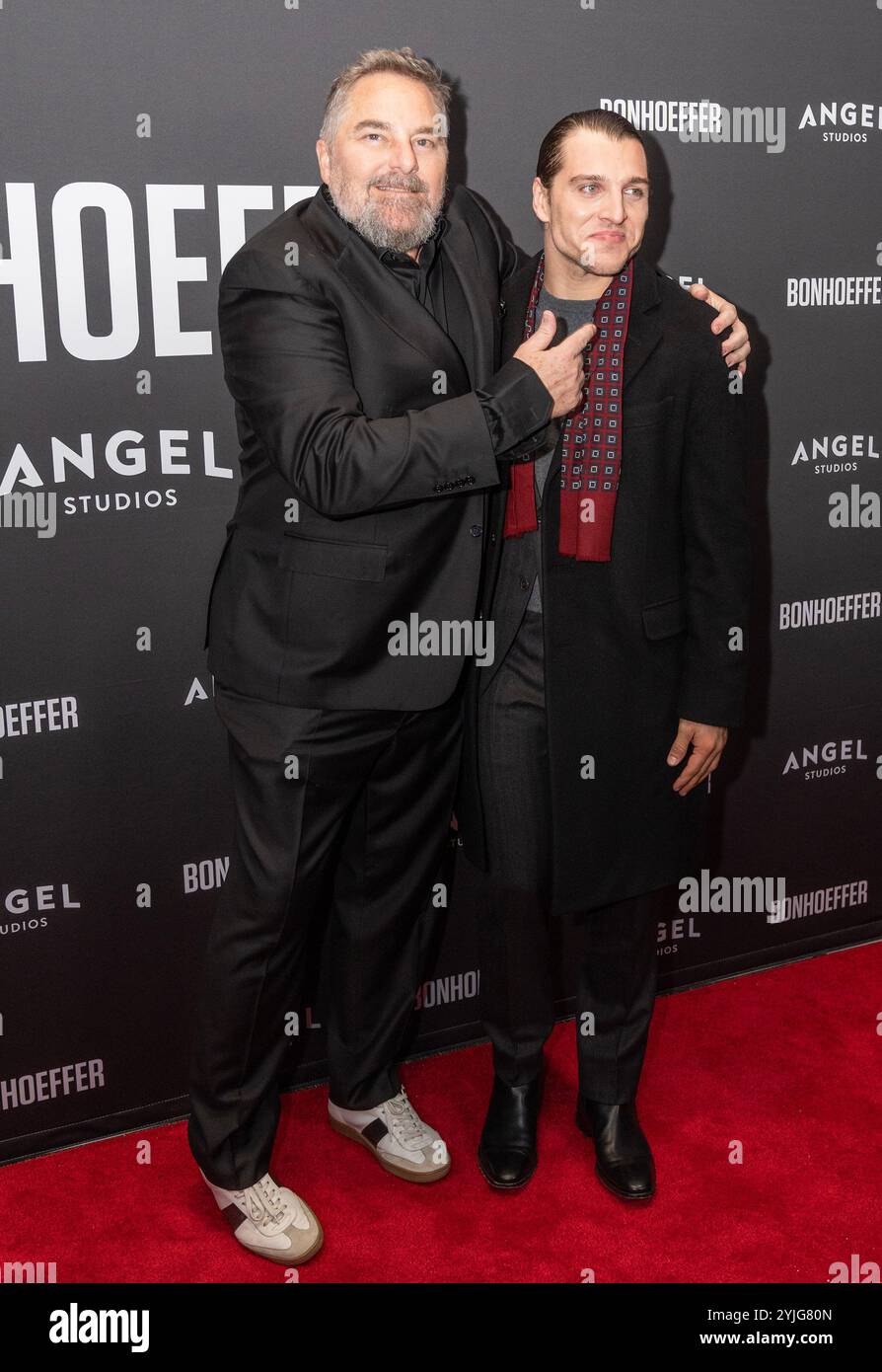 New York, USA. 14th Nov, 2024. Todd Komarnicki and Jonas Dassler attend ...