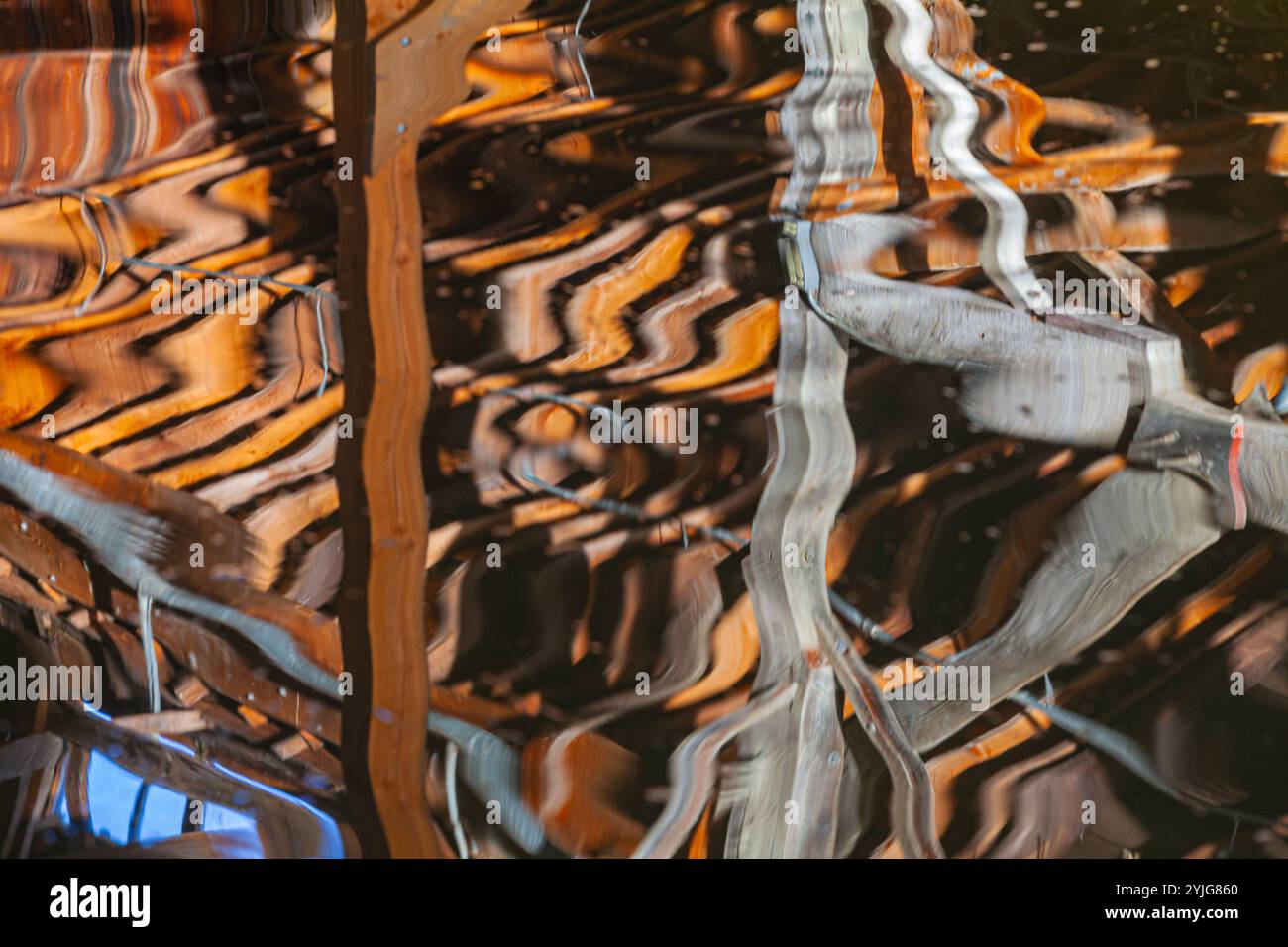 Reflections in disturbed water hi-res stock photography and images - Alamy