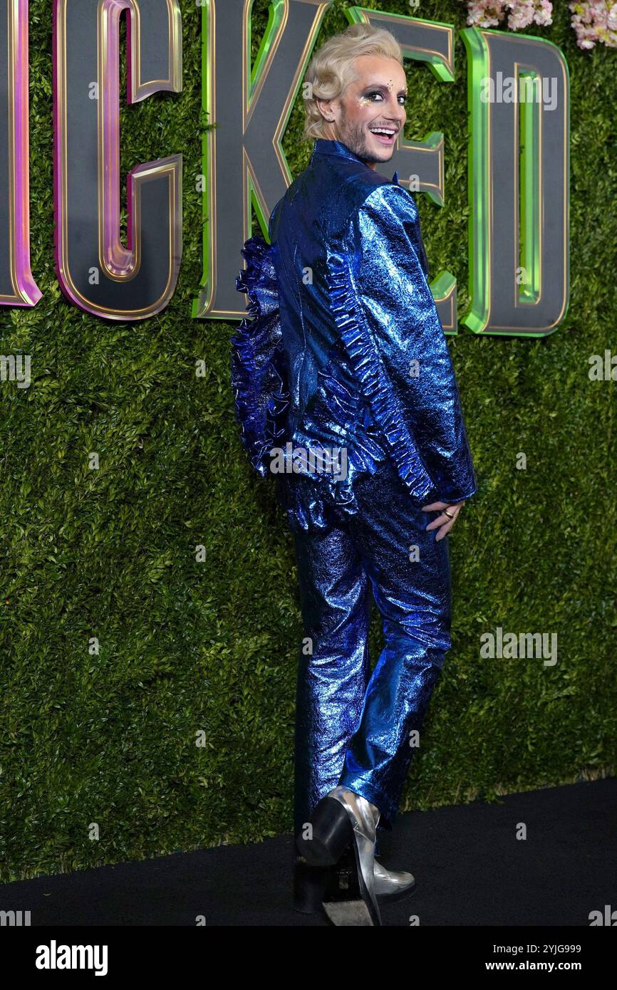 Ny. 14th Nov, 2024. Frankie Grande at arrivals for WICKED Premiere ...