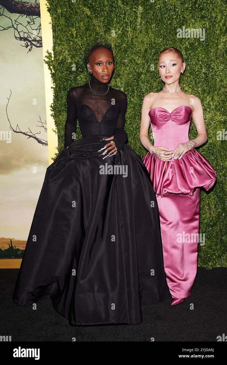 Ny. 14th Nov, 2024. Cynthia Erivo, Ariana Grande at arrivals for WICKED ...