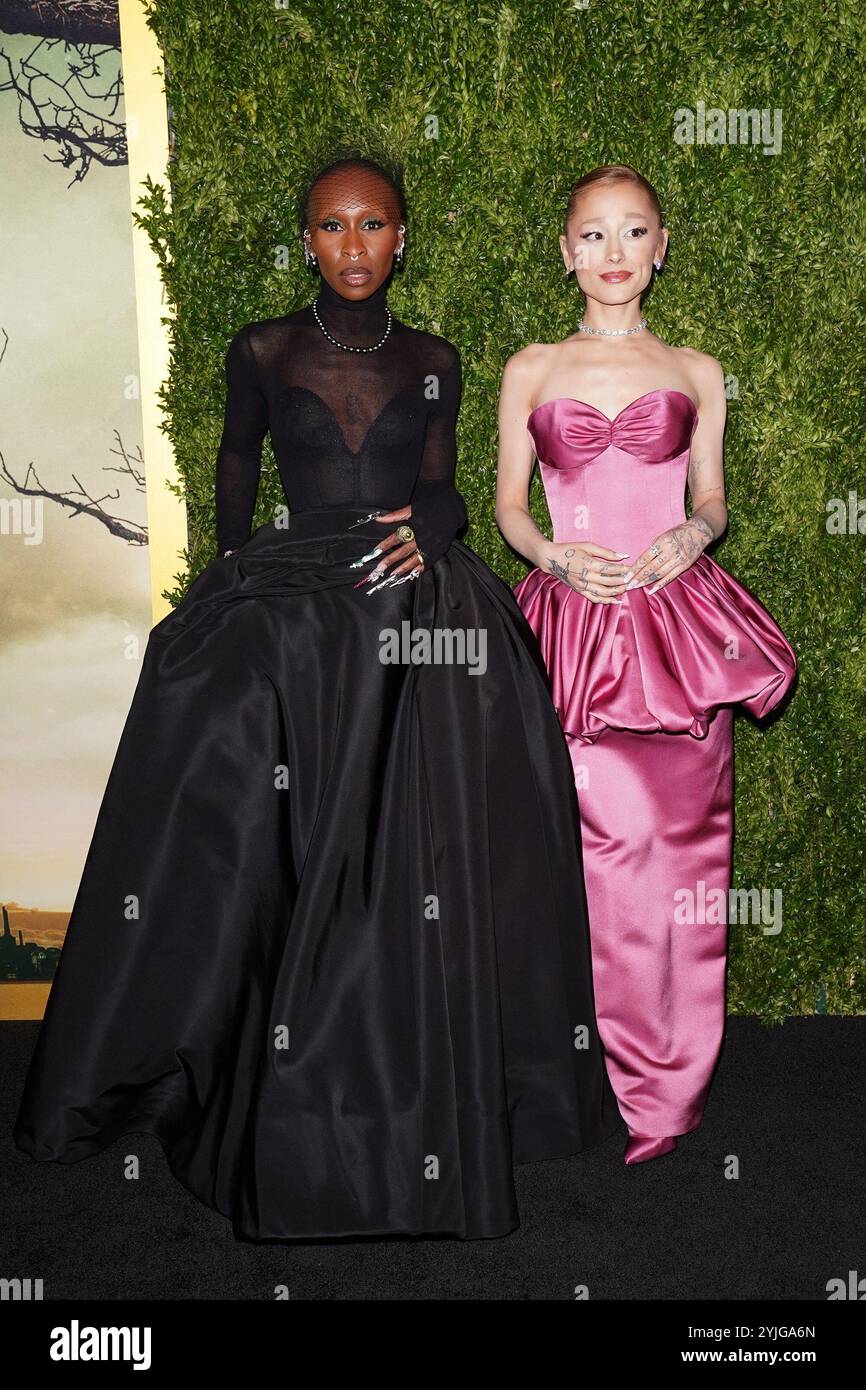 Ny. 14th Nov, 2024. Cynthia Erivo, Ariana Grande at arrivals for WICKED ...