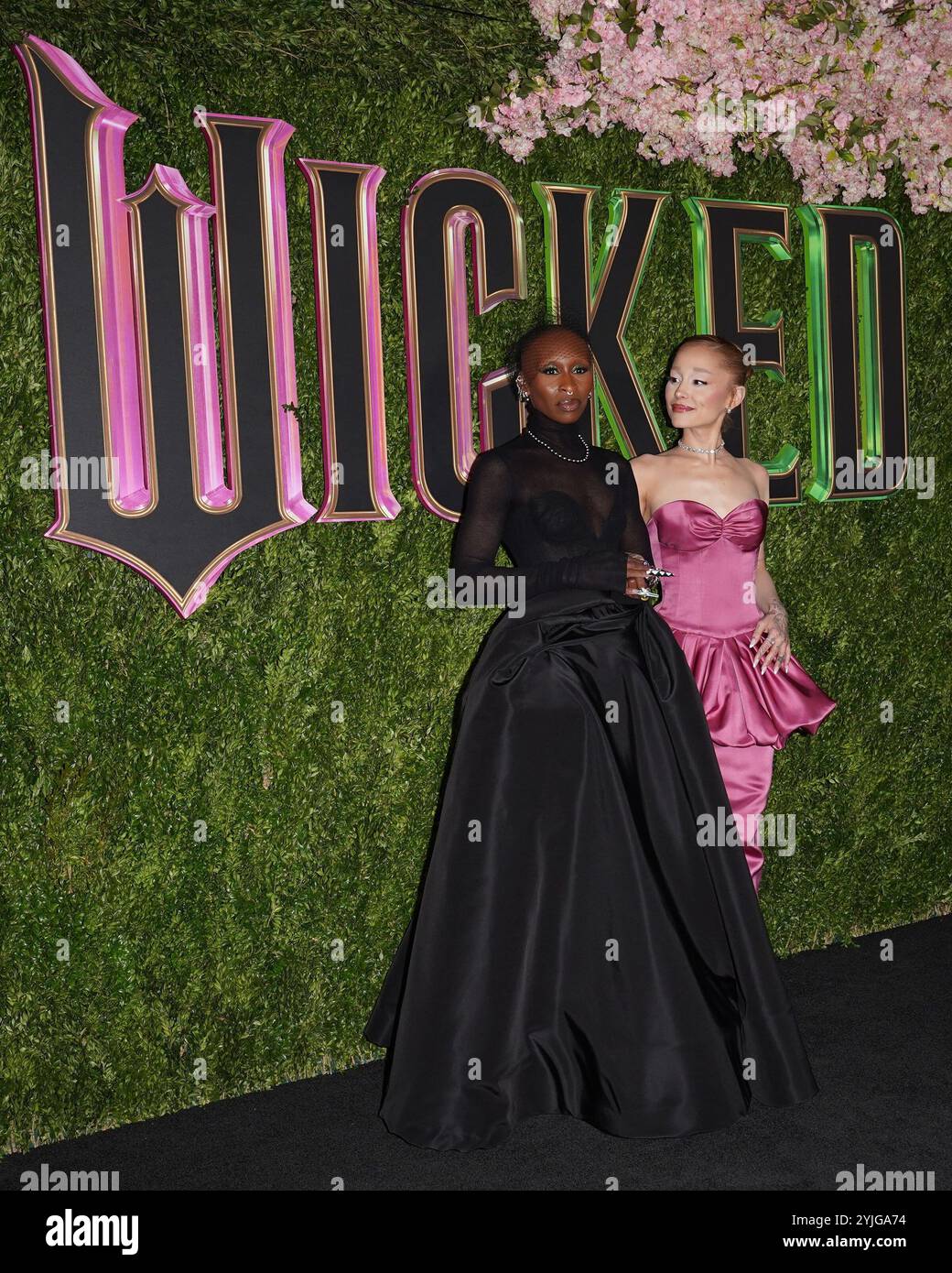 Ny. 14th Nov, 2024. Cynthia Erivo, Ariana Grande at arrivals for WICKED ...