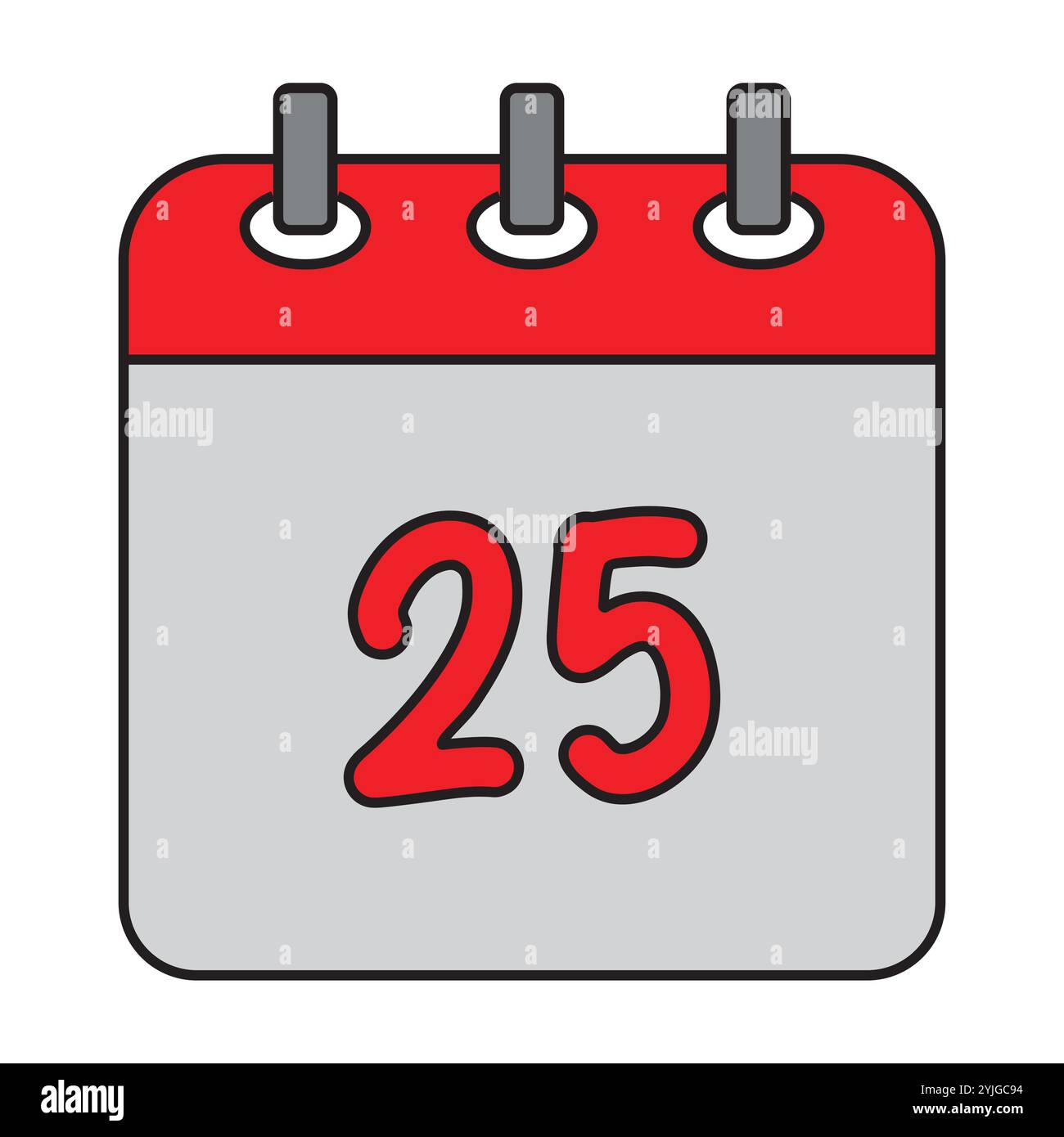 25th december calendar Stock Vector Images - Alamy