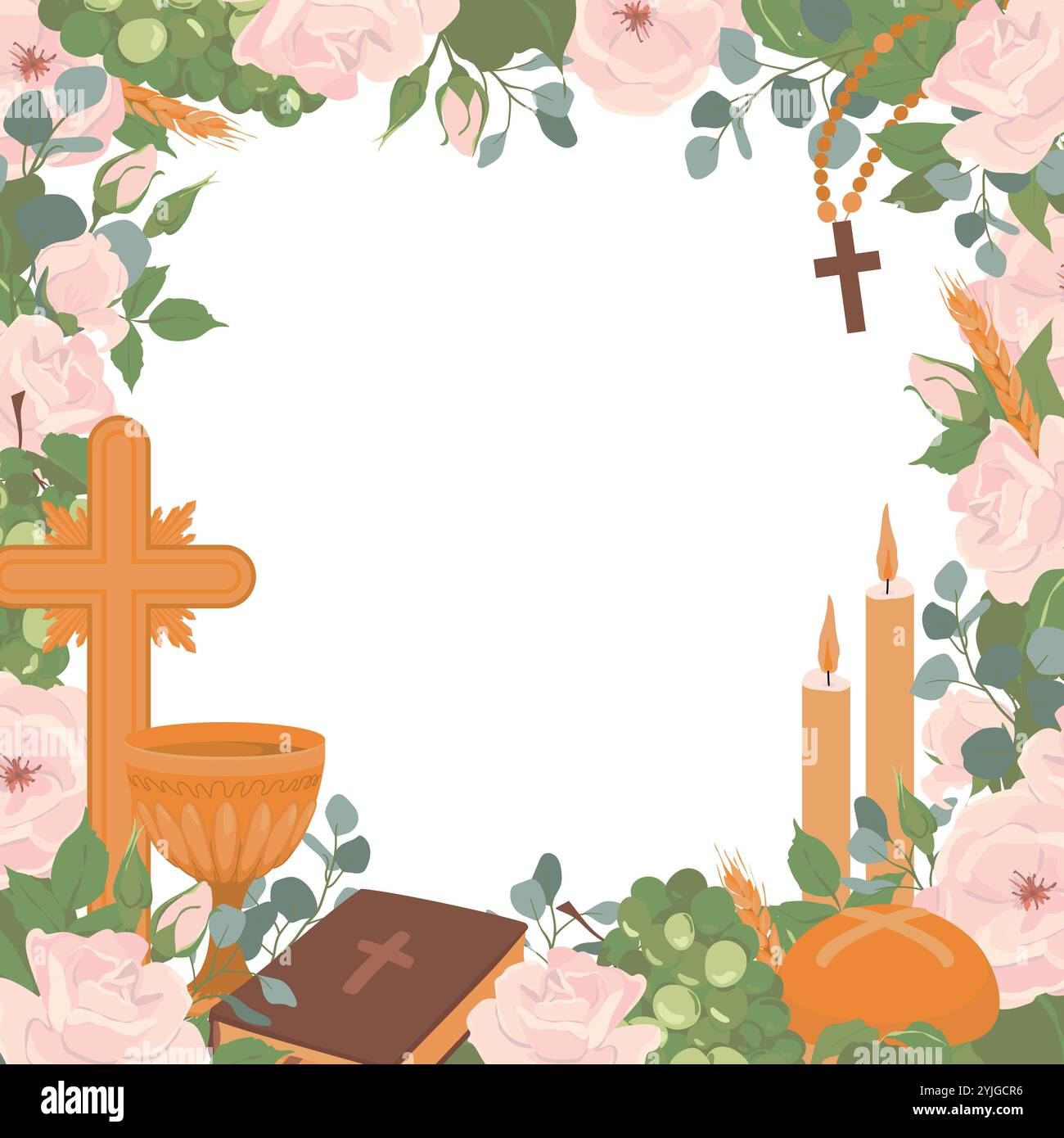 Religious Border Clip Art Candles