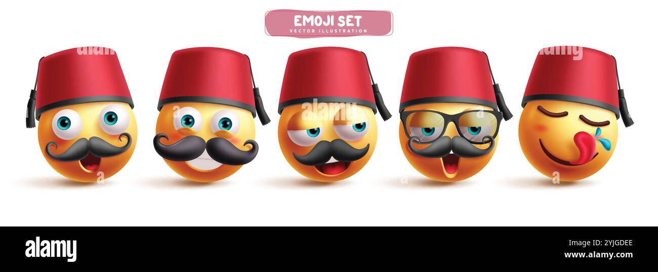 Turkish emoji characters vector set. Emojis turkey europe clip art ...